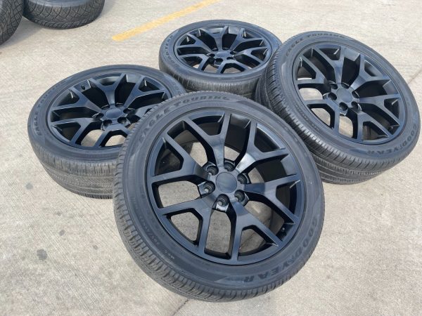 GMC Yukon Chevy Tahoe OEM wheels rims tires - TRUCKBED AND TRACTORS MARKET